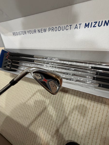 Men's Callaway X Hot Left Hand Iron Set Regular Flex (8 Clubs) #4 - #9 ...