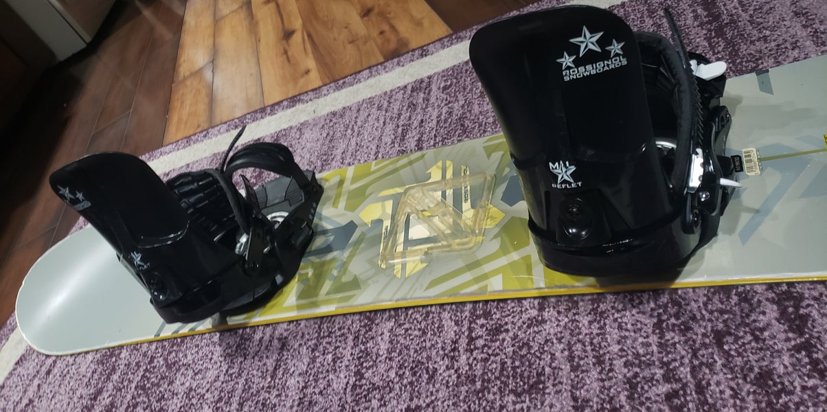 150cm SNOWBOARD ROSSIGNOL IRT with M/L ROSSIGNOL REFLET BINDINGS *USED ...