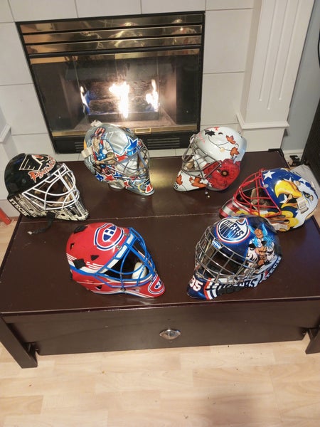 Senior Large Heaton Goalie Mask (Used) | SidelineSwap | Buy and Sell on ...