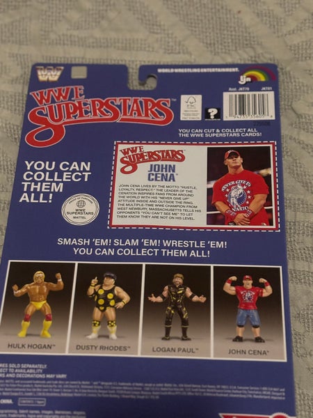 John Cena WWE Superstars LJN Action Figure Purple Card Chase Variant ...
