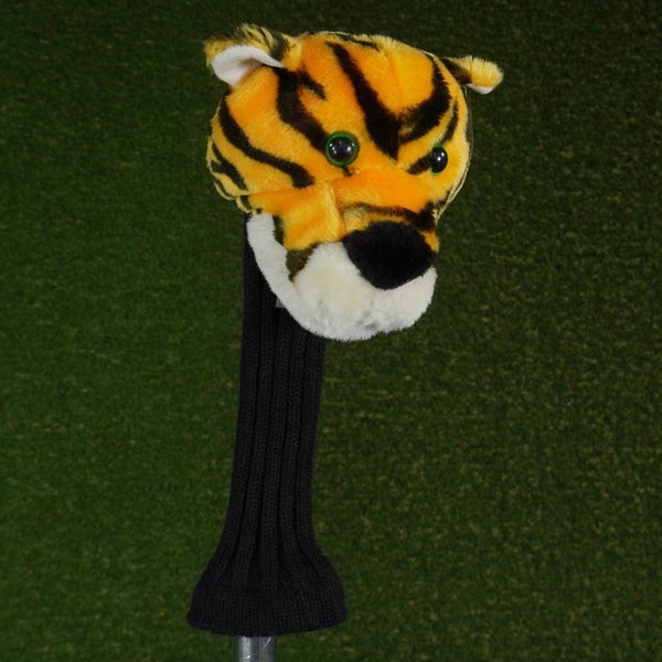 TIGER CUB JUNIOR JR. KIDS DRIVER HEADCOVER SOCK ORANGE / BLACK / WHITE ...