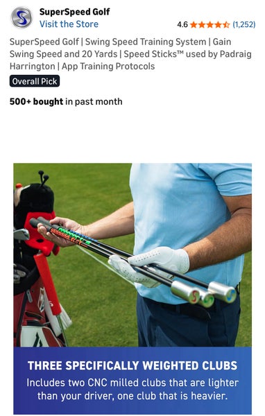 SuperSpeed Golf Speed Sticks (Excellent) | SidelineSwap | Buy and Sell ...