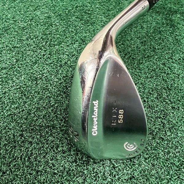 Cleveland RTX 588 Rotex Gap Wedge Chrome 52 GW Men's Right Hand Steel ...