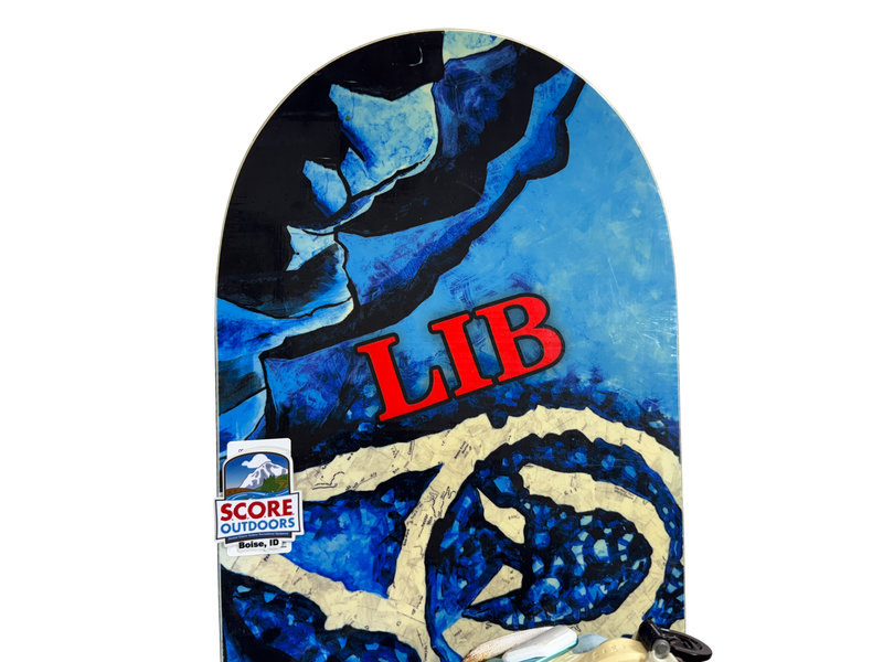 130cm Lib Tech Banana BTX Blaster Snowboard W/ GNU B Free Bindings ...