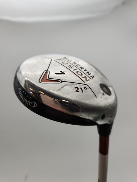 2006 CALLAWAY BIG BERTHA FUSION 21* REG ALDILA NVS ORANGE 55 FAIR ...