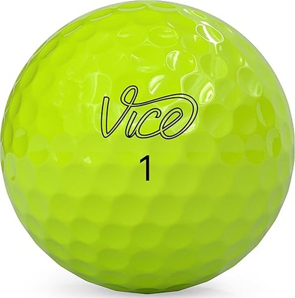 Vice Golf Drive Golf Balls (Yellow, 12pk) 1 Dozen 2025 NEW ...