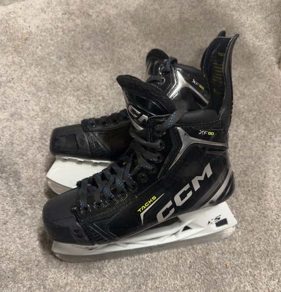 CCM Tacks XF 80 Hockey Skates Extra Wide Width 7.5 with New Bauer ...