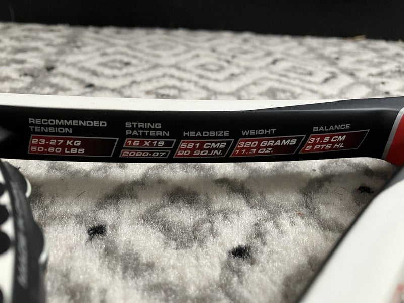 NEW Wilson (K)-Factor Six.One Tour 90 - Asian Version (320g) - 4 3/8 ...