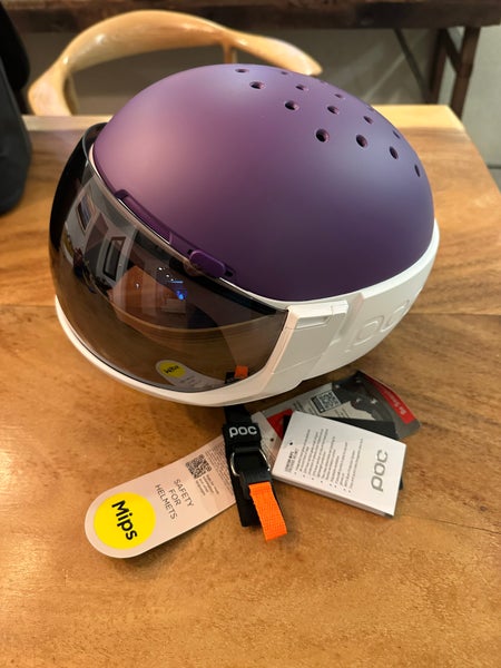 Medium/Large White/Purple POC Levator MIPS Helmet (New) | SidelineSwap ...