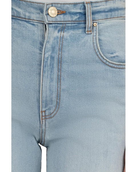 KUT from the Kloth Gwen Jeans Women's 14 Blue High-Rise Wide Leg Roll ...