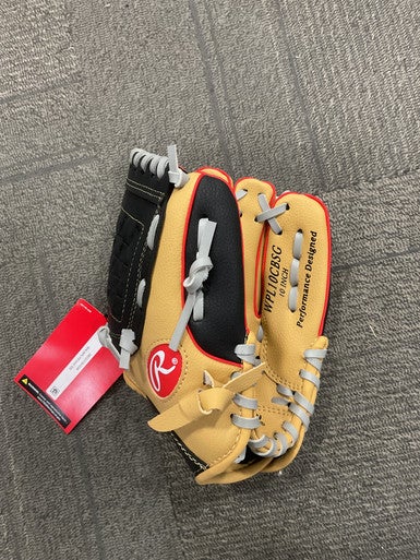 Used Rawlings PLAYERS SERIES BB/SB Glove T-ball Brown 10" 11614 ...