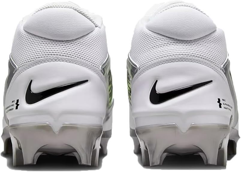 Nike Alpha Menace 4 Pro FD7037-100 Men's 10 White Black Football Cleats ...