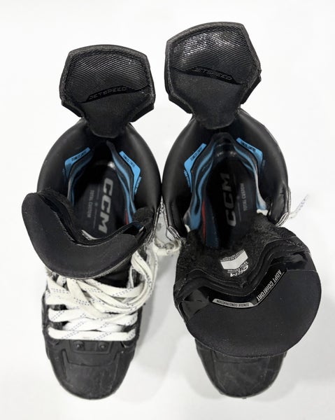 CCM Jetspeed FT6 Pro (white/green) Pro Stock Skates - Size 8.5R ...