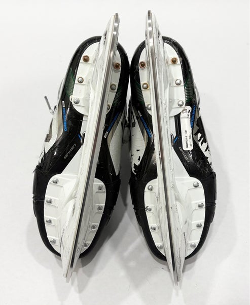 CCM Jetspeed FT6 Pro (white/green) Pro Stock Skates - Size 8.5R ...