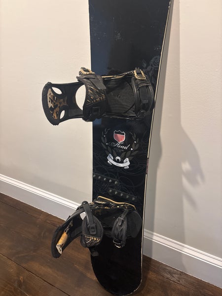 Women's HEAD Snowboard All Mountain With Bindings Directional Twin 143 ...