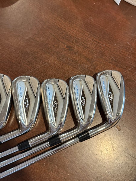 Men's Callaway Paradym Ai Smoke HL Right Handed Iron Set Stiff Flex ...