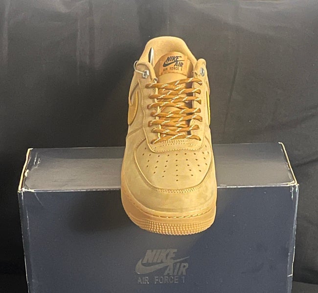 Men's Size 8 Nike Air Force 1 Flax Wheat Gum Light Brown (New ...
