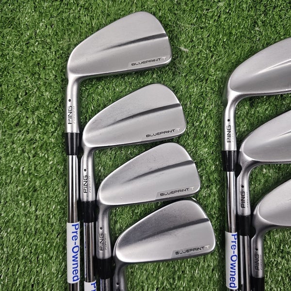Ping Blueprint T Blade Iron Set Dynamic Gold 120 S300 Stiff Steel Left ...