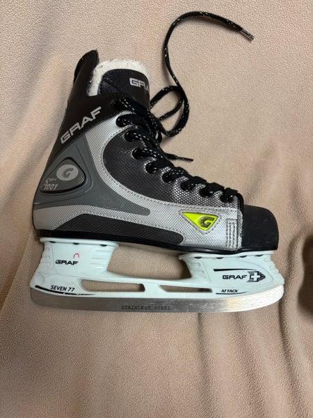 Graf Supra 1001 Hockey Skates Regular Width 5 (Used) | SidelineSwap ...