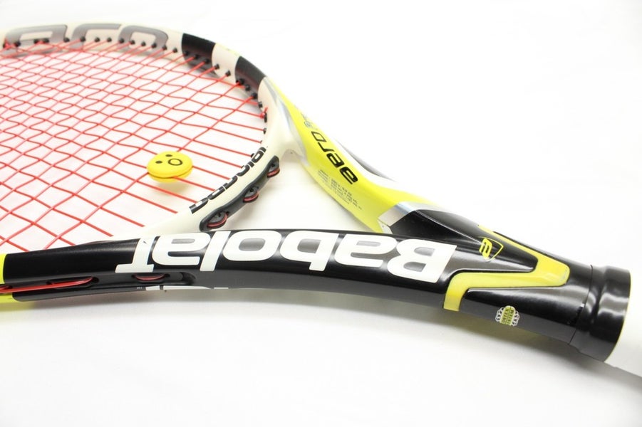 *USED* 2010 BABOLAT AERO PRO TEAM GT TENNIS RACQUET (4 1/8) FROM A ...