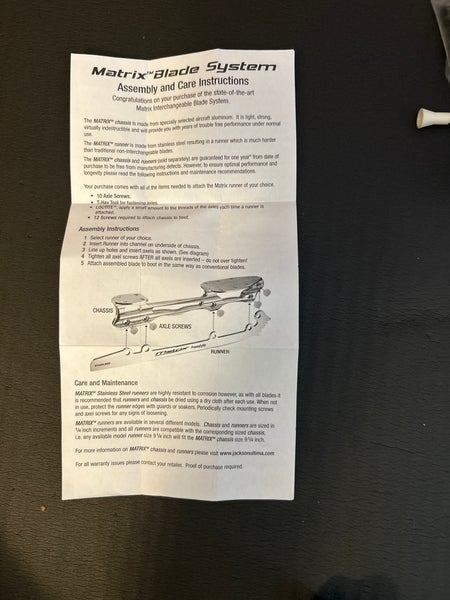 Jackson Matrix Chassis Black New Size 9.25 | SidelineSwap | Buy and ...