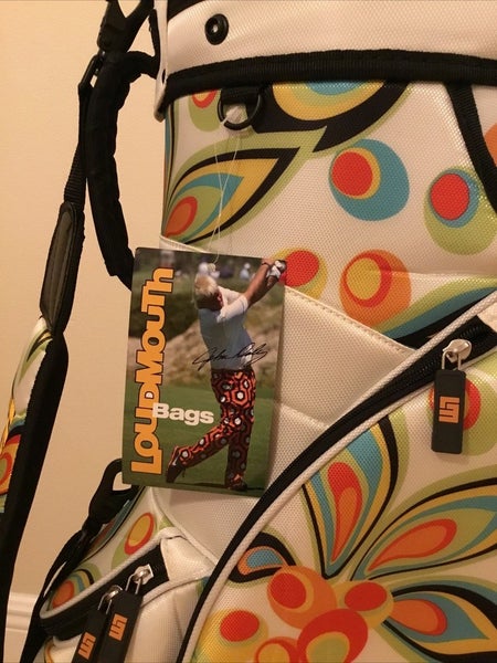 Loudmouth Golf John Daly Cart Bag with 11-way Dividers & Rain Cover ...