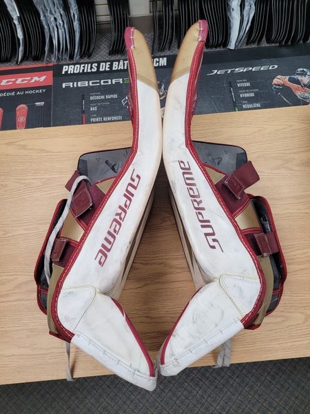 35 +1 Bauer Supreme Shadow Regular Goalie Set Pro Stock (Used ...