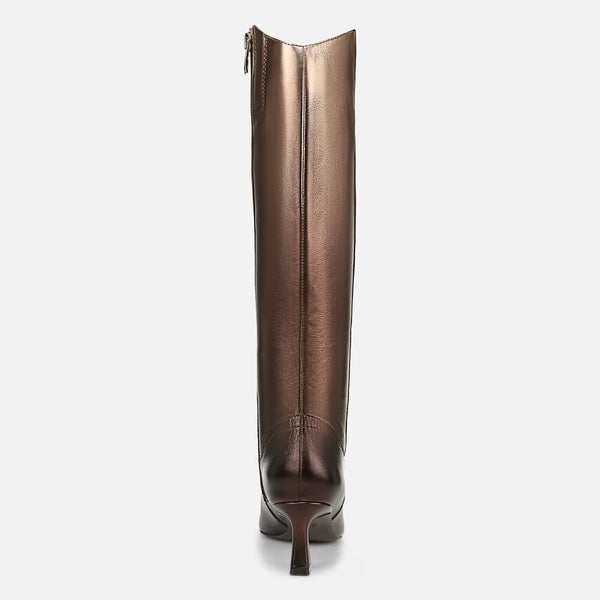 Naturalizer Deesha Boots Women's 10 Metallic Leather Snip Toe Knee High ...