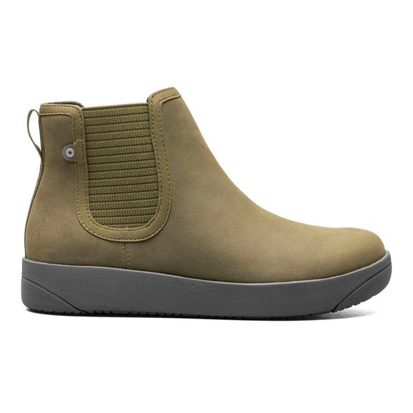 Bogs Kicker 72777-303 Boots Women's US 7.5 Green Leather Pull On ...