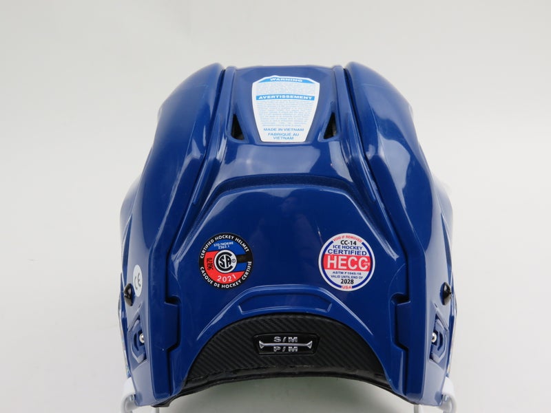 Bauer HyperLite NHL Pro Stock Hockey Player Helmet Royal Blue Small ...