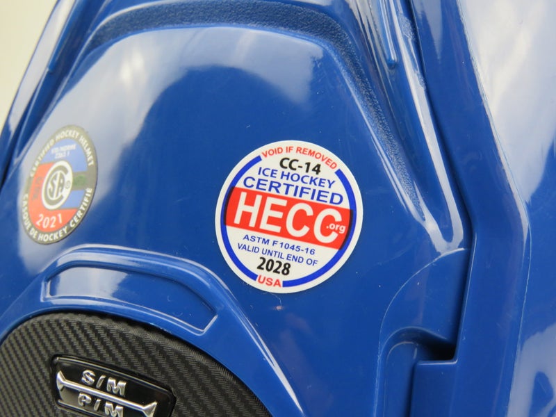 Bauer HyperLite NHL Pro Stock Hockey Player Helmet Royal Blue Small ...