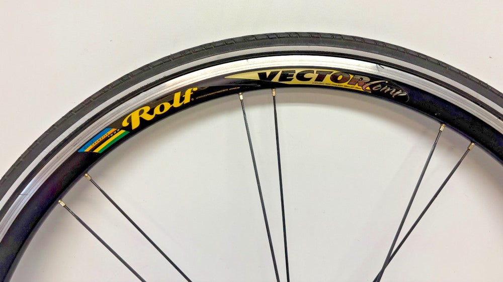 Rolf Vector Comp 18-Bladed Spoke 622x12/700C Front Wheel Vittoria ...