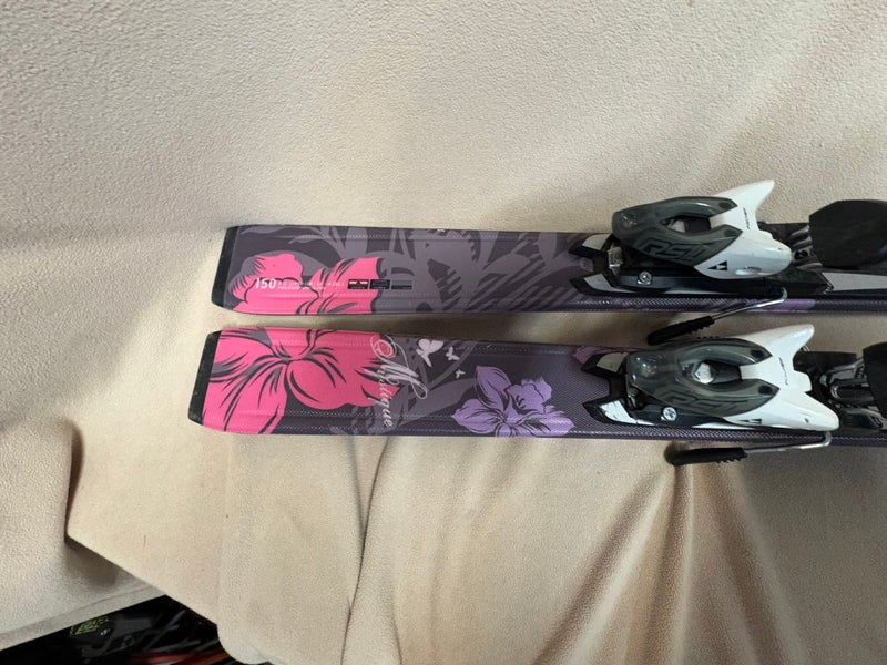 All Mountain 150 cm Fischer Mystique Skis With Bindings (Used ...