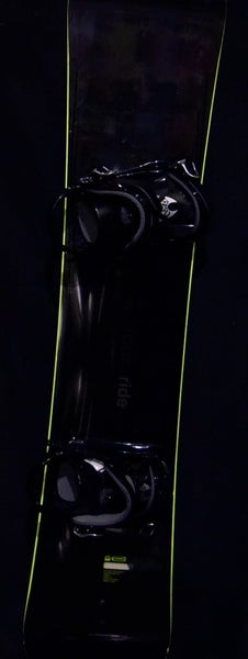 RIDE NO 4 SNOWBOARD SIZE 158 CM WITH NEW 5150 LARGE BINDINGS ...