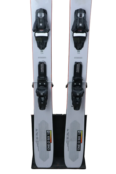 USED 2024 Salomon QST 106 165cm Skis - Salomon Strive 11 Bindings ...