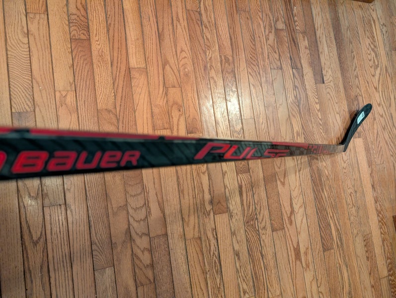 Senior Bauer Pulse Red Left Hand Hockey Stick P28 87 Flex (New ...