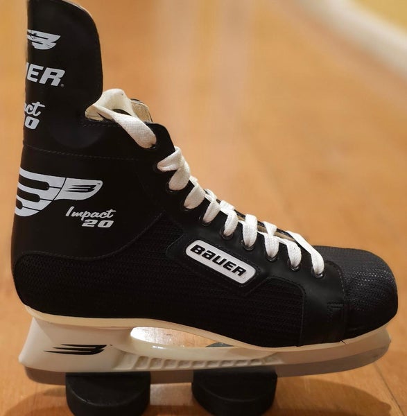 Bauer Impact 20 Hockey Skates Regular Width 9 (Used) | SidelineSwap ...