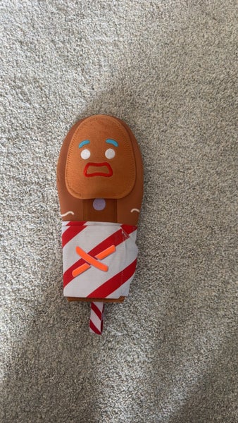 Aria Sliding Mitt — Gingerbread Man / Candy Cane Colorway — Slightly ...