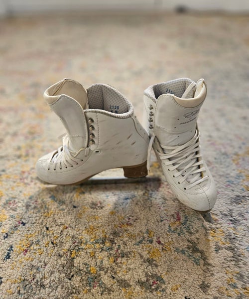 Elle by Jackson FS2130 Girls Figure Skates White Size 4R w/ Ultima ...