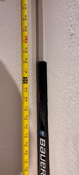 Senior Bauer Custom Right Handed Hockey Stick Toe Pattern 65 Flex (Used ...