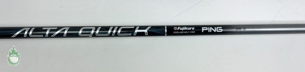Used Fujikura Alta Quick 35g Senior Flex Fairway Wood Shaft Ping Tip 41 ...
