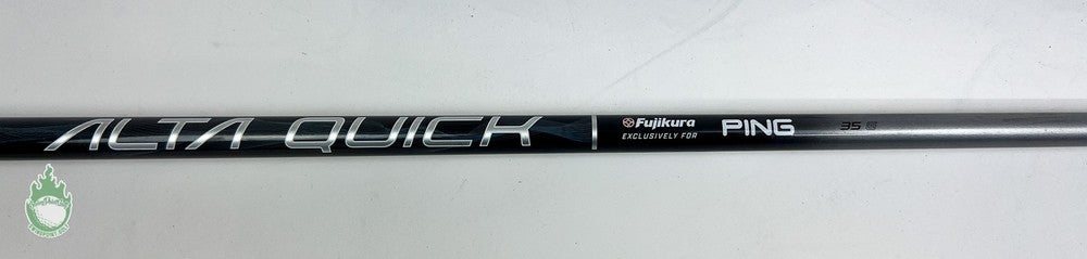 Used Fujikura Alta Quick 35g Senior Flex Fairway Wood Shaft Ping Tip 41 ...