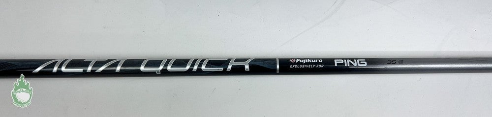 Used Fujikura Alta Quick 35g Senior Flex Fairway Wood Shaft Ping Tip 41 ...