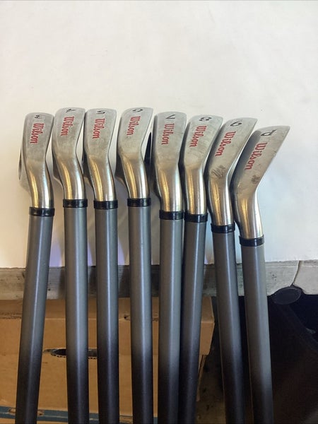 Wilson Fat Shaft Iron Set 3-PW With Regular Graphite Shafts ...