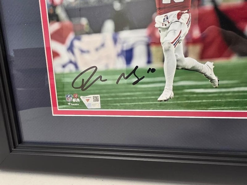 Patriots DRAKE MAYE Framed Auto Signed 8x10 "Passing" Photo Fanatics ...