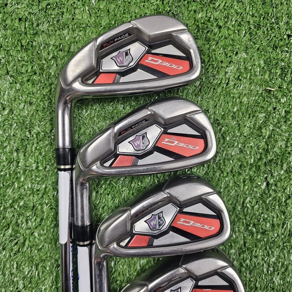 Wilson Staff D300 Iron Set 6-GW SW (No PW) KBS Tour 80g Regular Flex ...