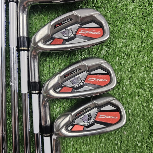Wilson Staff D300 Iron Set 6-GW SW (No PW) KBS Tour 80g Regular Flex ...