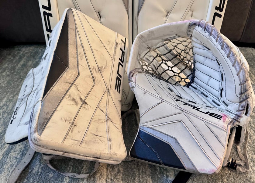 True Pro 35" +2 True px5 Goalie Leg Pads Glove & Blocker | SidelineSwap ...