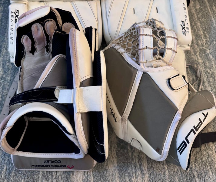 True Pro 35" +2 True px5 Goalie Leg Pads Glove & Blocker | SidelineSwap ...
