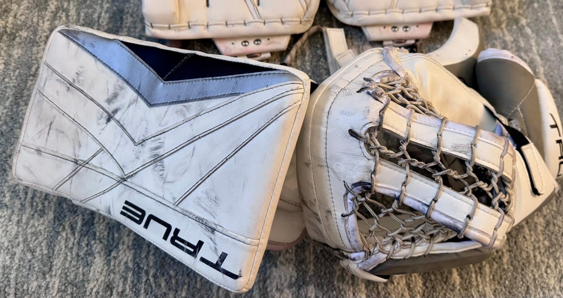 True Pro 35" +2 True px5 Goalie Leg Pads Glove & Blocker | SidelineSwap ...